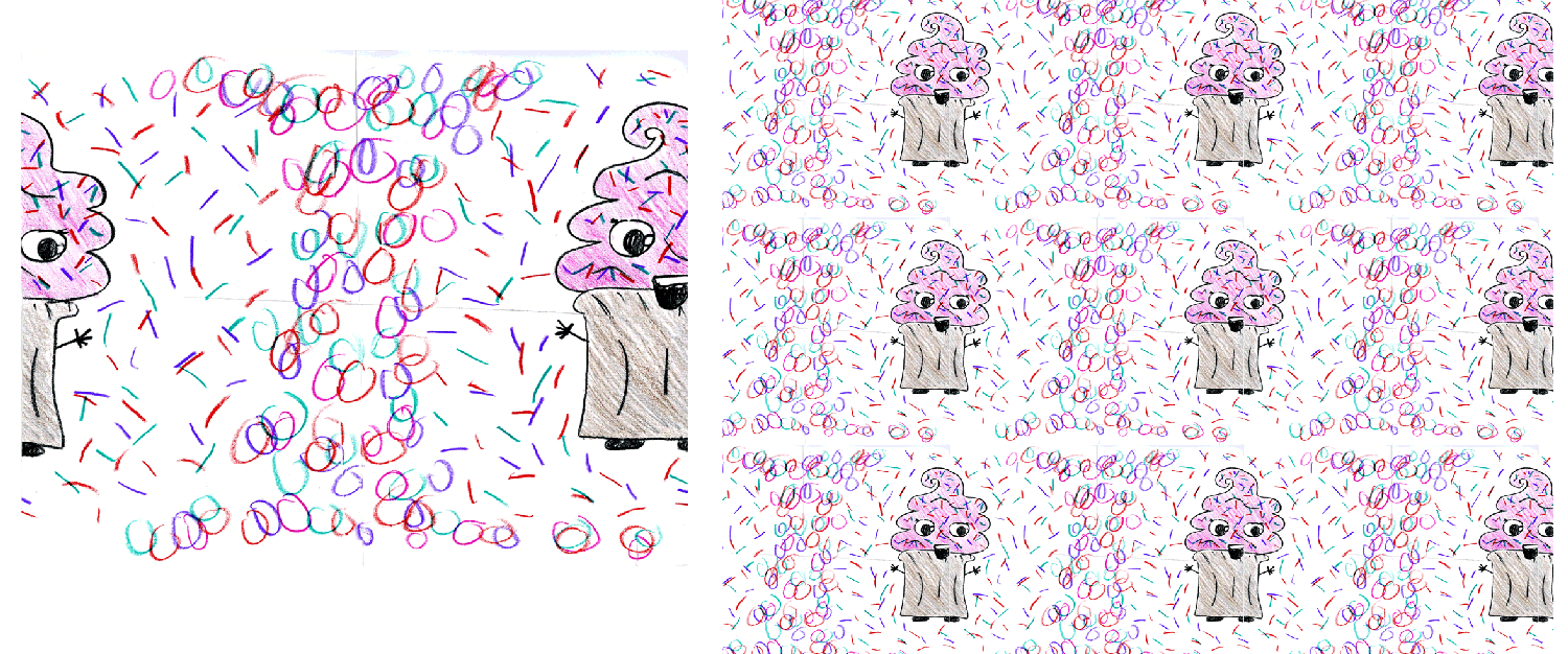 Hand Drawn Repeats | Color On Cloth