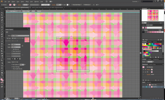 Pointy Pink Plaid and Illustrator CS6’s New Pattern Function | Color On ...