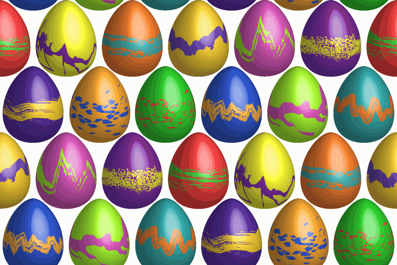 A Dozen Eggs — Painted in a 12-Step Color Wheel | Color On Cloth